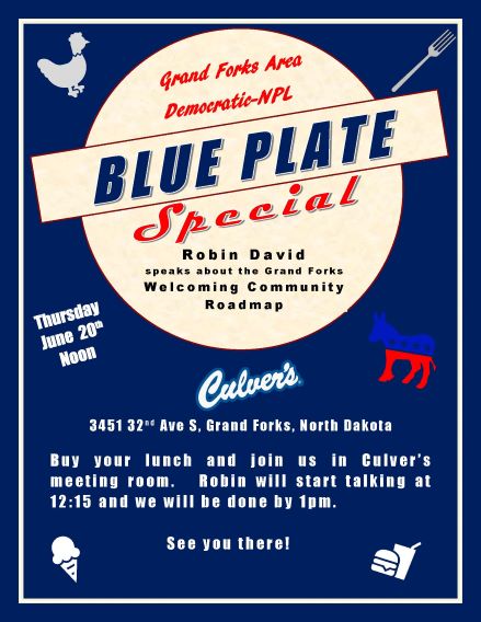 Blue Plate Special June 20th Robin David Small – Northern Valley ...